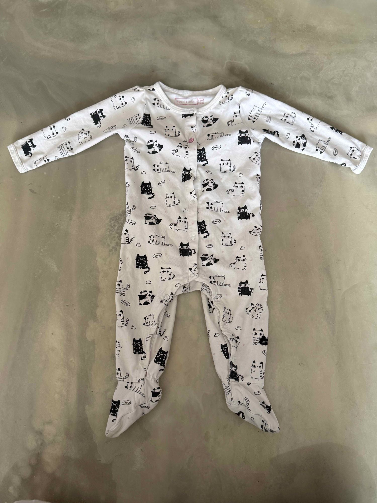 Pyjama 6-9mois chats – Souris Mini Seconde Main